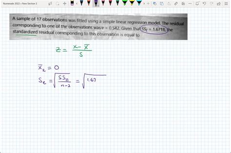 Solved Part Of A Regression Output Is Provided Below Some Of The Information Has Been Omitted
