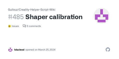 Shaper Calibration Guilouz Creality Helper Script Wiki Discussion Github