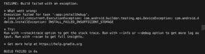 Fix Install Failed Insufficient Storage On Android Emulators N Kaushik