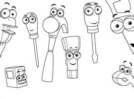 Handy Manny Tools Coloring Pages