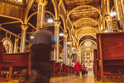The Basilica Of Our Lady Of The Angels In Cartago Costa Rica · Free