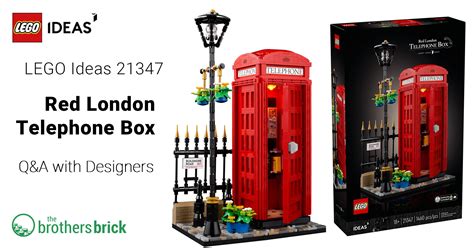 LEGO Ideas Red London Telephone Box Now Available Plus An Interview With The Designers