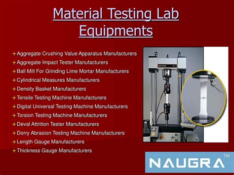 Ppt List Of Material Testing Lab Equipments Powerpoint Presentation Free Download Id 1463723