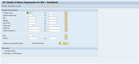 FOOA3 SAP Tcode Object Availability Mass Change Transaction Code