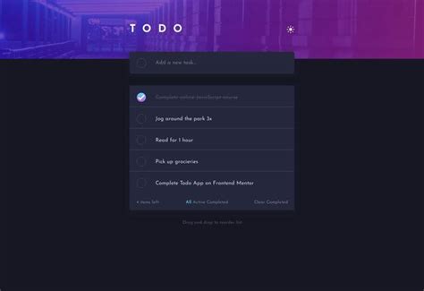 Frontend Mentor Todo App With React Js And Dnd Kit Coding Challenge Solution