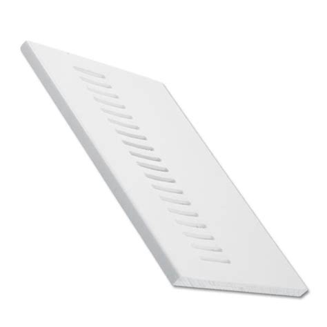 White Upvc Vented Soffit Board Stc Plastics