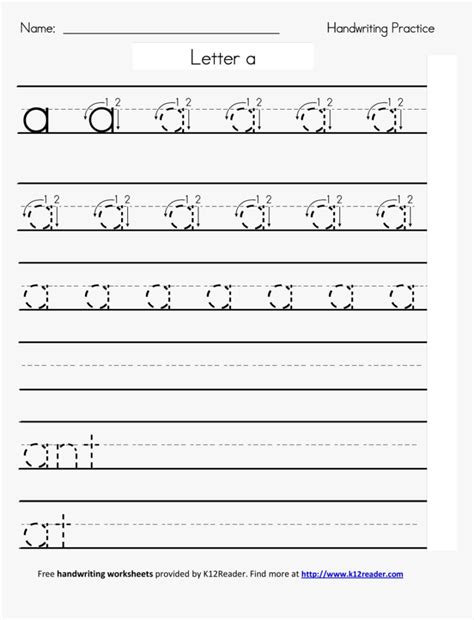 1st Grade Handwriting Practice Pdf Printable Worksheets