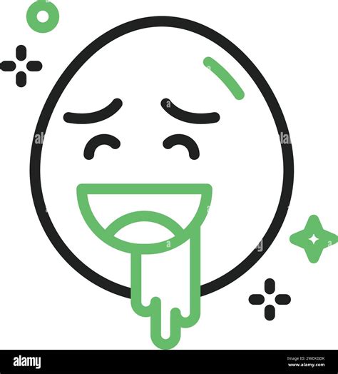 Drooling Face Icon Vector Image Stock Vector Image And Art Alamy