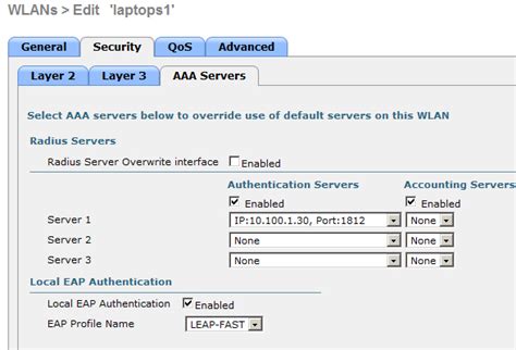 Ccie Wireless Wlan Controller Local Eap Profile Vs External Radius Server
