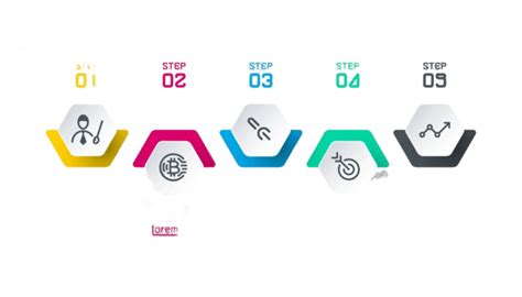 Vector Progress Six Steps Template Paper Progress Procedure Vector