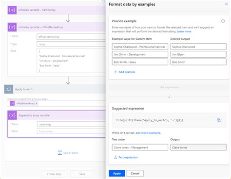 Power Automate Expressions Format By Example Encodian
