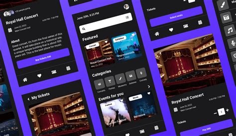 Event Booking App Ui Design Template Uizard
