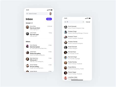Message Inbox Ui Design By Jyoti Tiwari On Dribbble