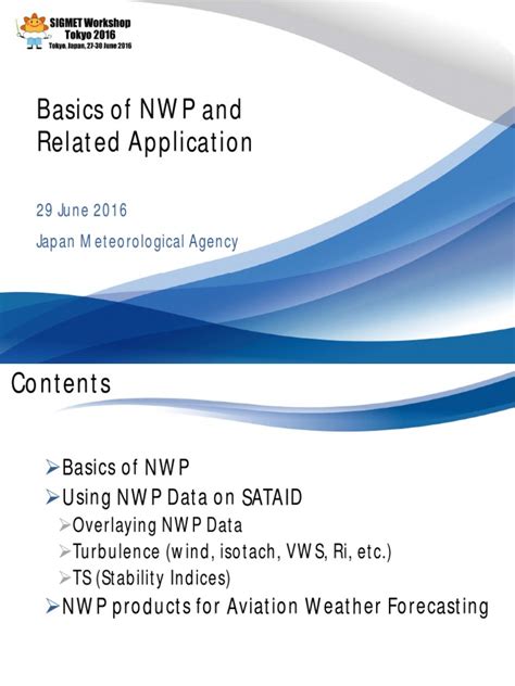 Basics Nwp And Application Pdf Numerical Weather Prediction