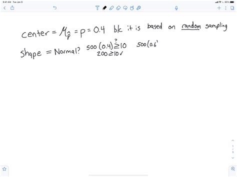 Solved Describe The Sampling Distribution Of P̂ A S Sume The Size Of The Population Is 25 000