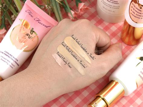 Too Faced Peaches And Cream Collection Peach Blur Powder Peach Perfect