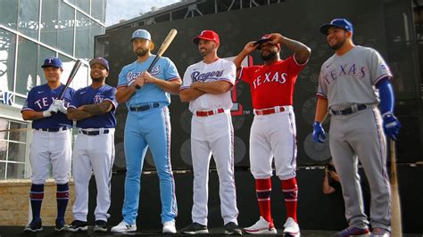 New Texas Rangers Baseball Uniforms At Jessie Nassar Blog