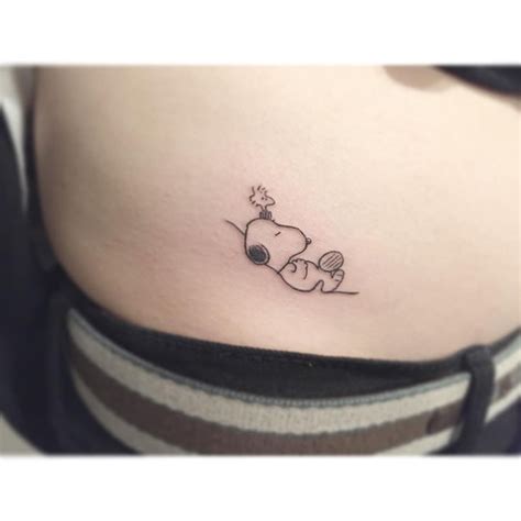 Tiny Snoopy Tattoos