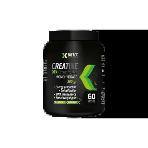 Creatine Creapure Monohydrate 300 Gr Dietex Qualité à Petit Prix