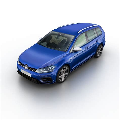 폭스 바겐 골프 R 라인 부동산 2017 3d 모델 35 3ds Dae Fbx Max Obj Free3d
