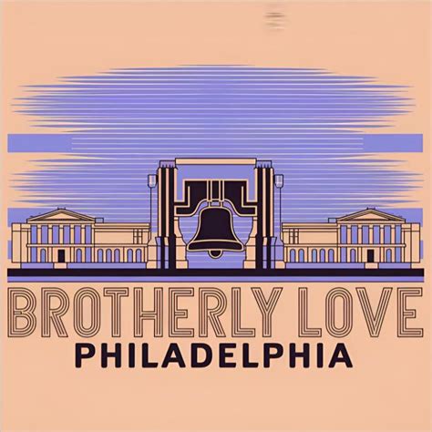 Brotherly Love Sticker Philly Drinkers
