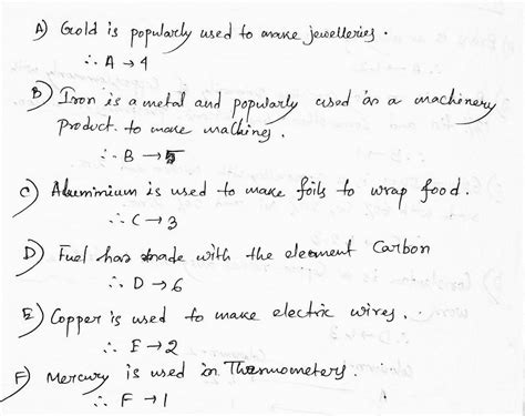 match the substances given in column a with their uses given in column b