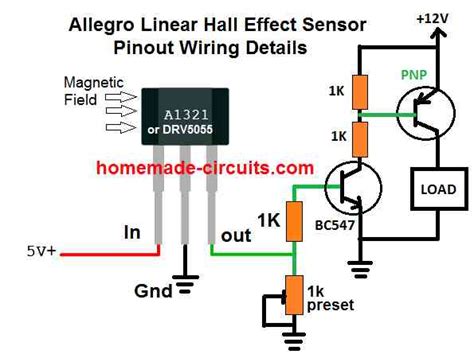Hall Effect Sensor Circuit Diagram