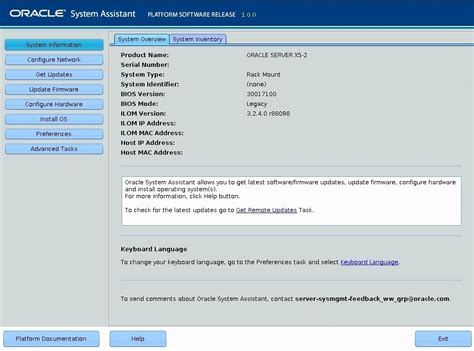 Launch Oracle System Assistant Locally Oracle® Server X5 2