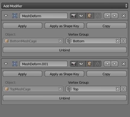 Rigging Complex Mesh With Armature And Mesh Deform Modifier Blender Stack Exchange
