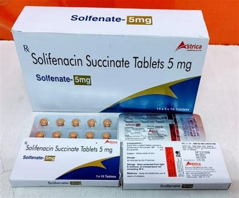 Solifenacin Succinate Tablets 5mg 15110 At Rs 50stripe In Khammam