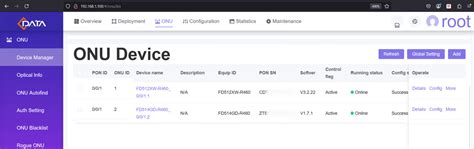 konfigurasi onu terpusat dengan olt c data