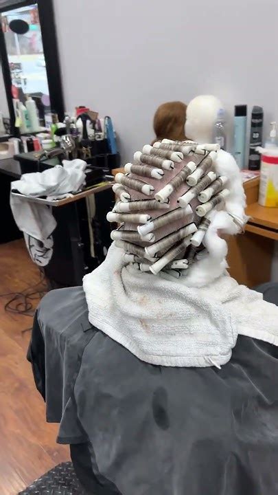 Body Perm W Matrix Opti Curl Blue Box Cut And Styled W A 1 2 Curling Iron Youtube