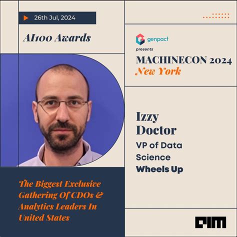 Ai100 Machinecon2024 Datascience Ai Leadership Recognition Wheelsup Innovation