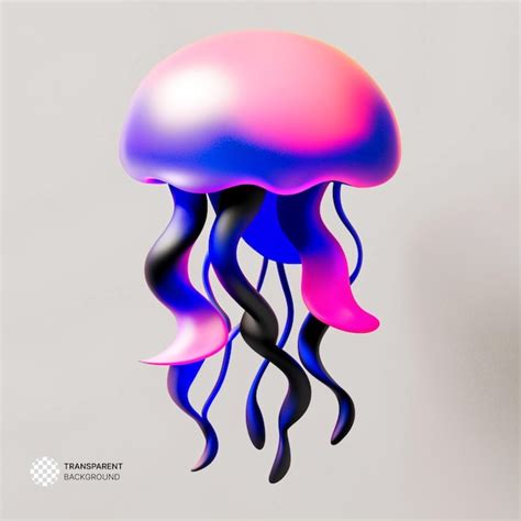 Premium Psd A Vibrant Object Fluid Form