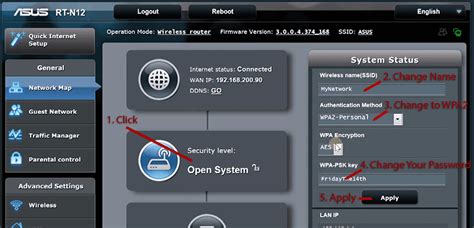 Asus Router Configuration MCSnet