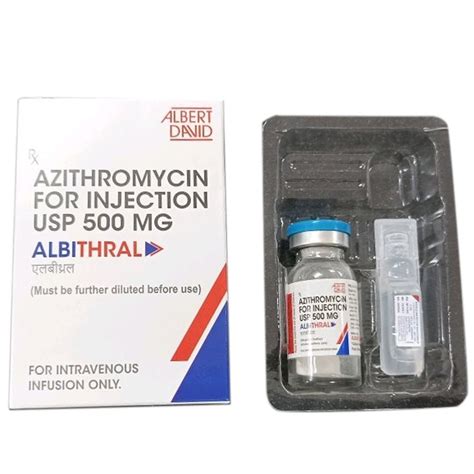 Usp 500mg Azithromycin For Injection At Rs 82 60 Piece Azithromycin Injection Vial In