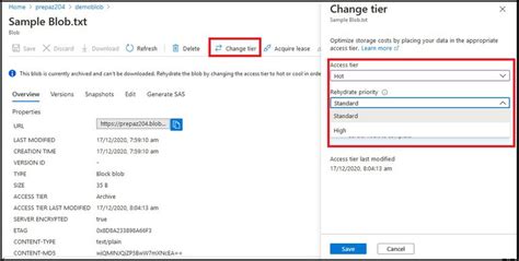 Exploring Azure Blob Storage Tiers