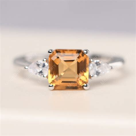 November Birthstone Ring Etsy