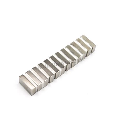 N52 N54 Neodymium Magnet With Rectangular Shape And Dual Pole
