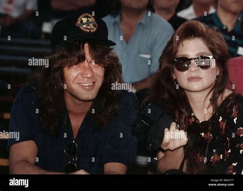 1992 File Photo Eddie Van Halenvalerie Bertinelli Photo By John