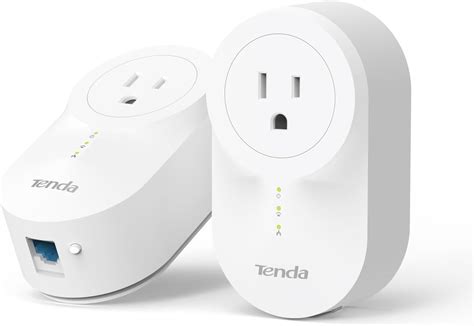 Tenda Av1000 Powerline Ethernet Kit Adaptador Con Puertos Gigabit Ethernet Sobre Alimentación