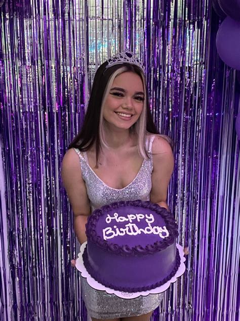 14th Birthday Party Ideas Glow Birthday Sweet 16 Birthday Party Birthday Theme Purple Cakes