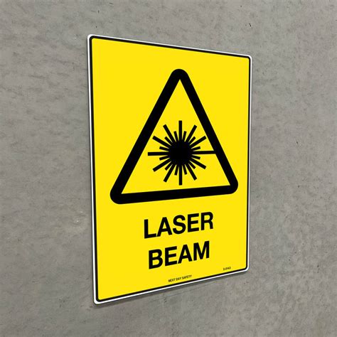 Warning Laser Beam Sign Next Day Safety