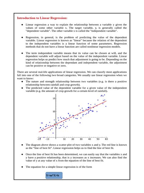 15linear Regression Pdf Errors And Residuals Linear Regression