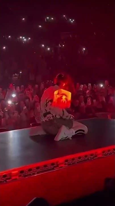 Billie Eilish Archs During Live Performance Shorts Youtube
