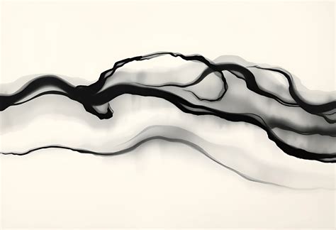 Abstract Black Ink Flow Art Free Download Ai Scribbles