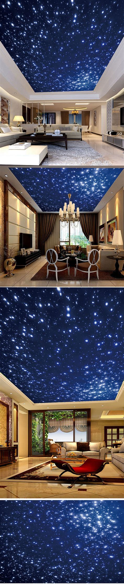 高清大图星空天顶壁画星星儿童房吊顶画