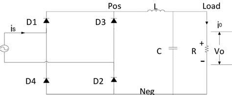 Full Wave Rectifier With Capacitor Inductor Filter Download