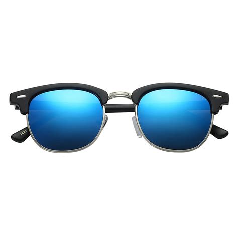 Classic Malcom Half Frame Polarized Sunglasses For Men And Women