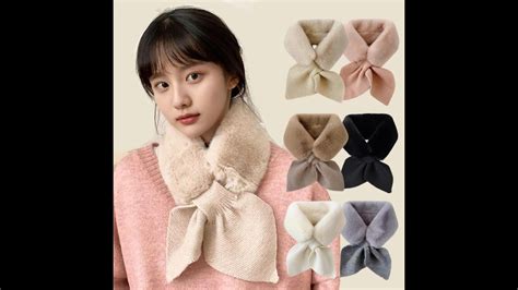 퍼머플러 부드럽고 고급스러운 예쁜 패션 겨울 퍼 머플러 목도리 고급 가성비 가벼운 쾌적한 Youtube
